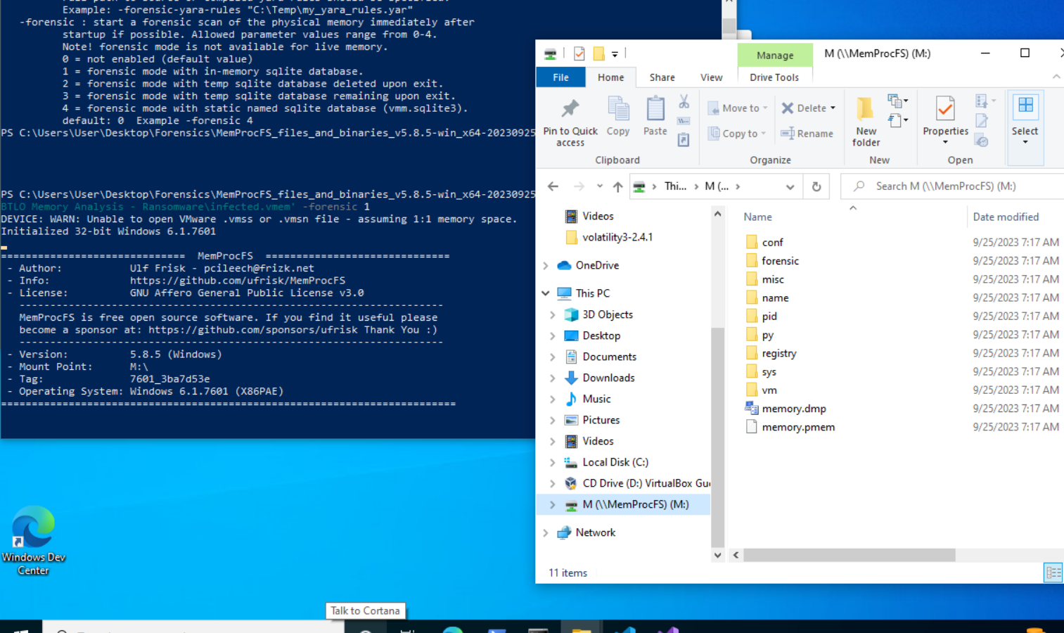 MemProcFS (Part 1) | Scavengers' Repo